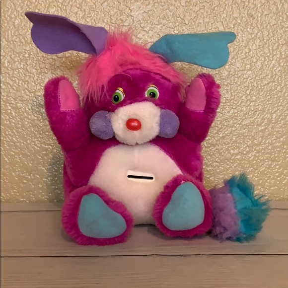 Toys | Vtg 8s Popples Packy Popple Plush Piggy Bank | Poshmark